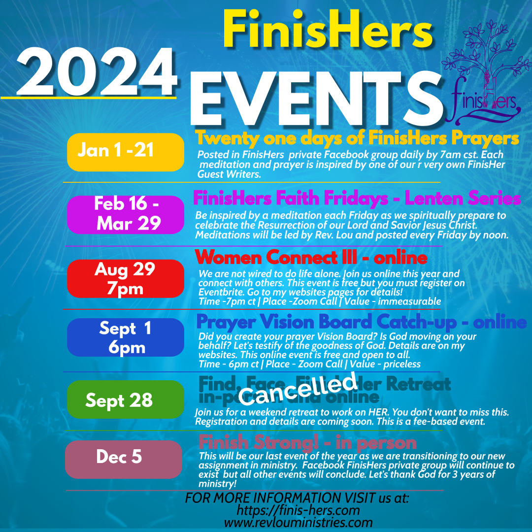 Upcoming Events – FinisHers